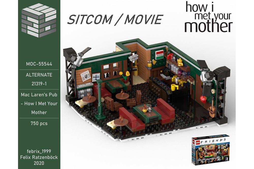 LEGO MOC How I Met Your Mother - Mac Laren's Pub - 21319 - Alternate by febrix_1999 ...