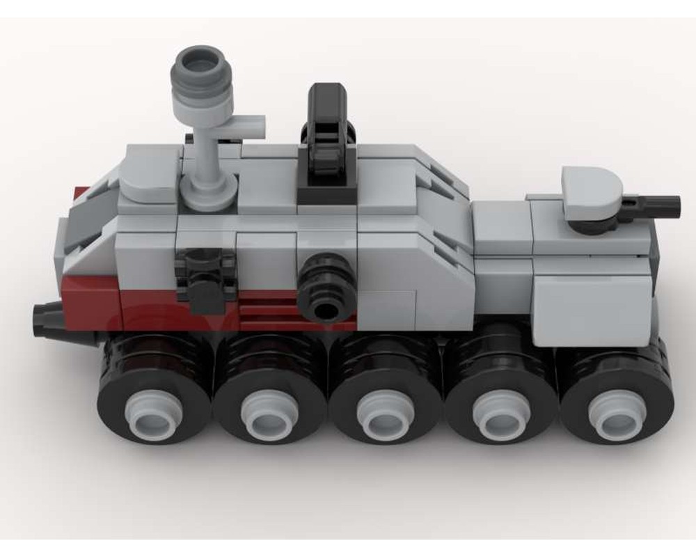 LEGO MOC Micro Clone Turbo Tank by meregt | Rebrickable - Build with LEGO
