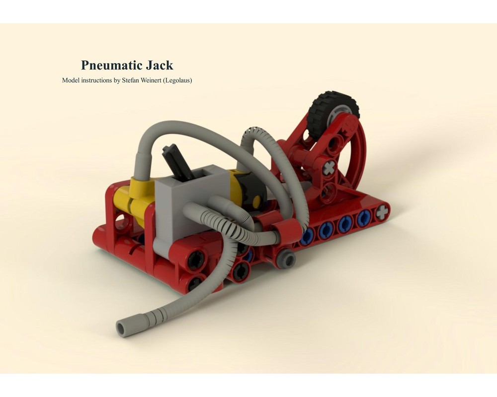 LEGO MOC Pneumatic Jack by legolaus | Rebrickable - Build with LEGO