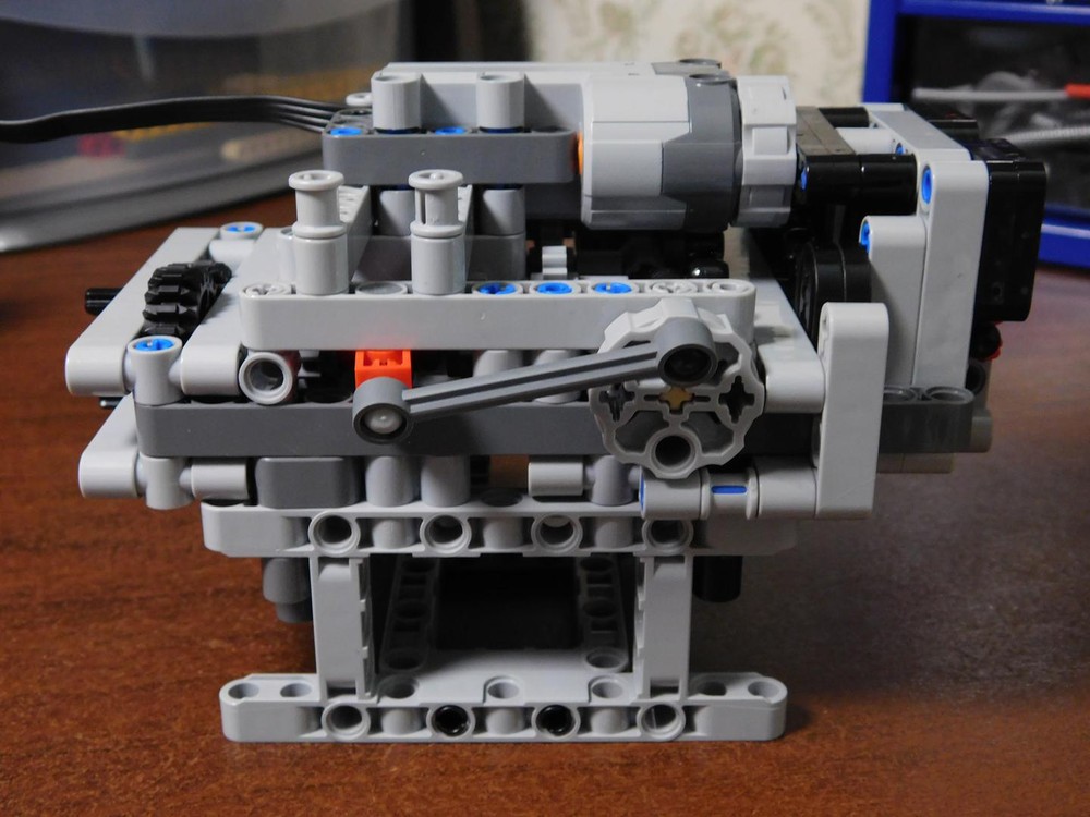 Lego Moc Sequential Rc 4 Speed Dual Clutch Gearbox With Pf Servo Motor
