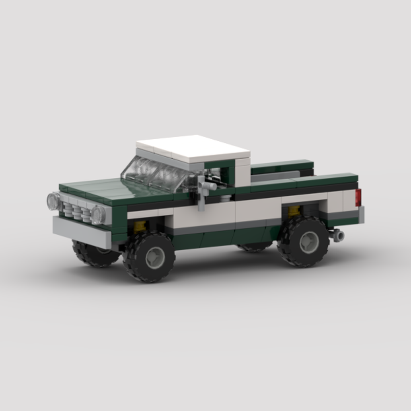 LEGO MOC 1973 CHEVY K10 LIFTED by BrickBuildCustoms | Rebrickable ...