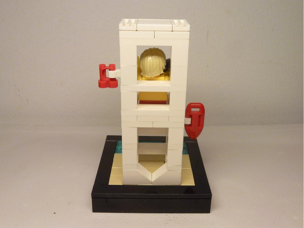 LEGO MOC-5566 Lifeguard with Tower by perbonde | Rebrickable - Build ...
