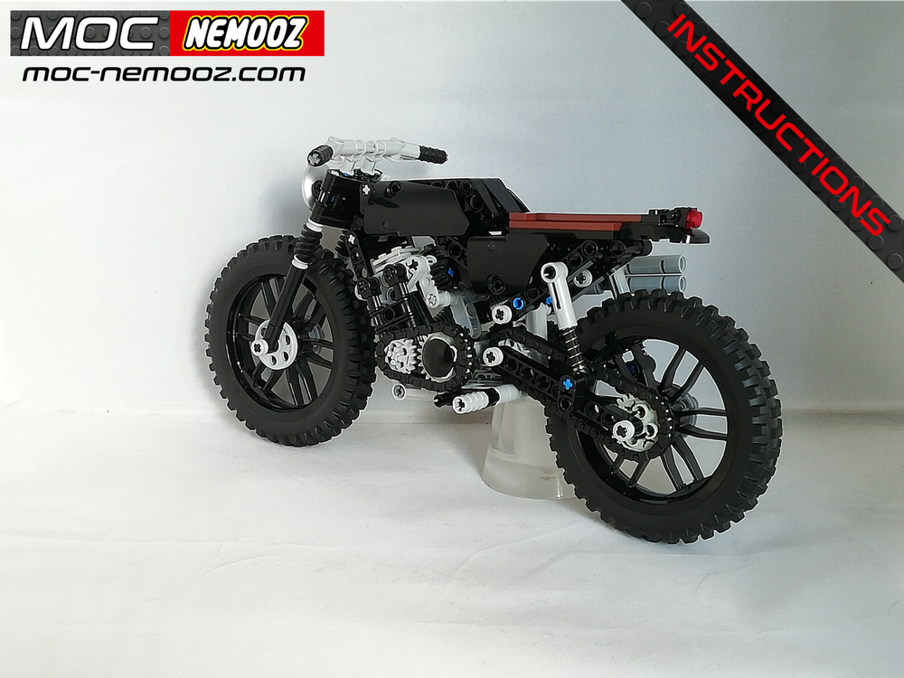 LEGO MOC TRIUMPH Scrambler by MOC NEMOOZ | Rebrickable - Build with LEGO