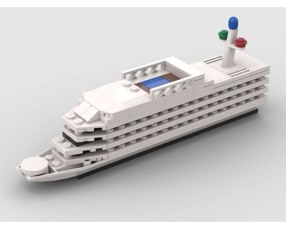 LEGO MOC Simple ship by dandiao | Rebrickable - Build with LEGO
