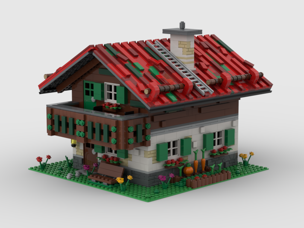 LEGO MOC Mountain farmhouse #04 by CombinedBricks | Rebrickable - Build ...