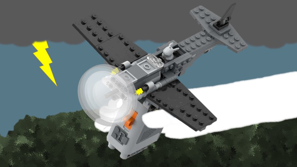 Lego Moc Bunny Motorized Propellor Plane By Nilsson Lego Engineering