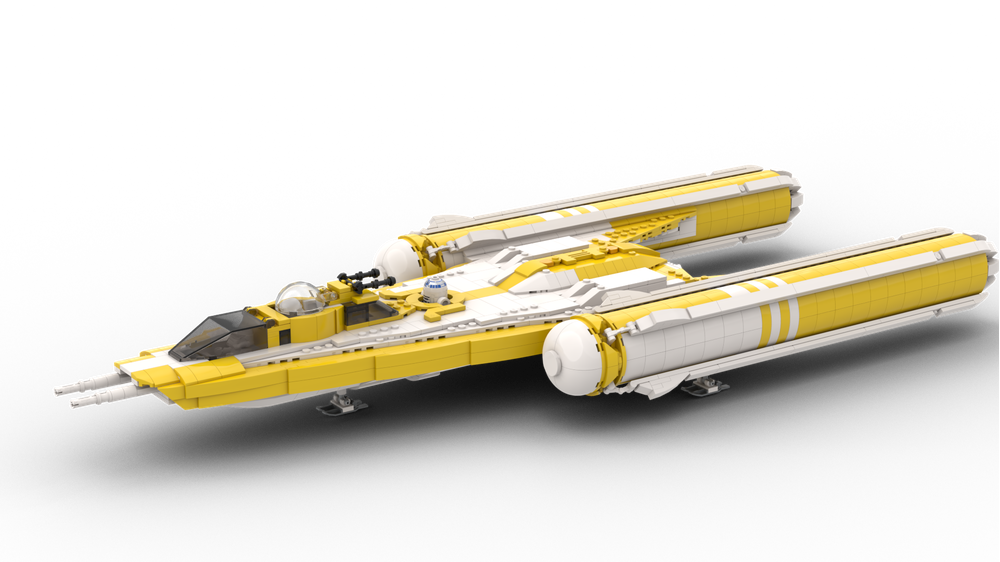 LEGO MOC Y wing Starfighter (yellow - gold leader variant) by ...