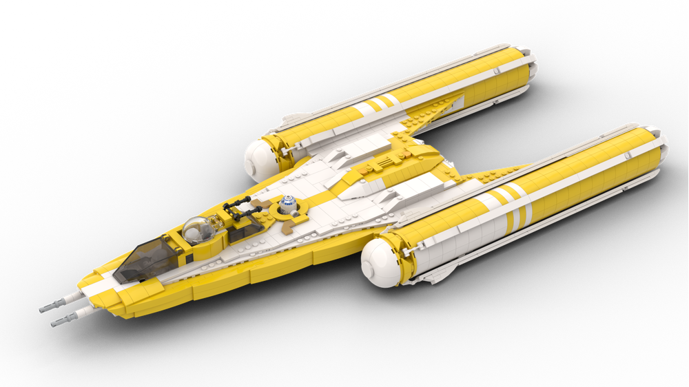 LEGO MOC Y wing Starfighter (yellow - gold leader variant) by ...