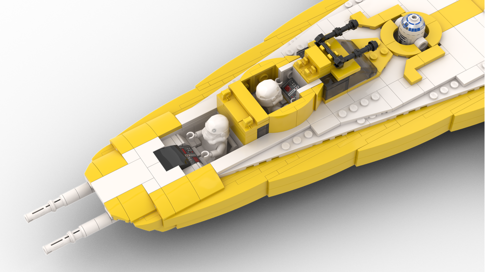 LEGO MOC Y wing Starfighter (yellow - gold leader variant) by ...