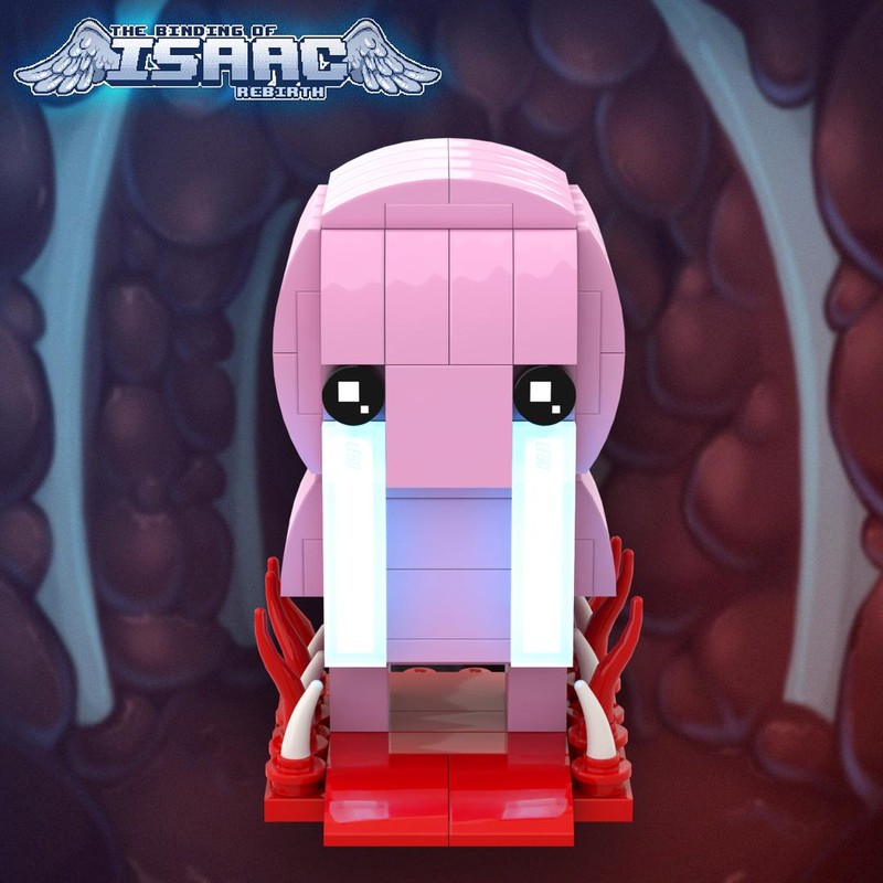 Lego Moc Isaac The Binding Of Isaac Brickheadz By Madglom