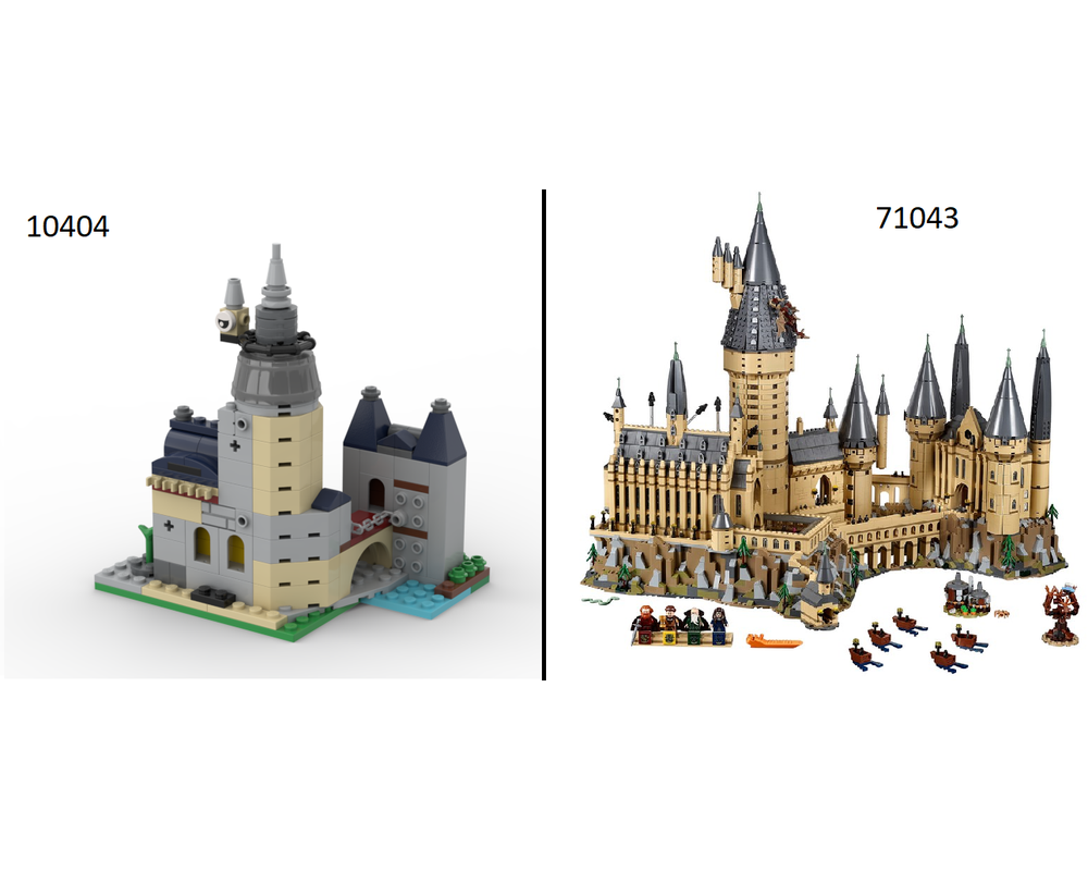 LEGO MOC 10404 mini Hogwarts Castle - Harry Potter by Lenarex ...