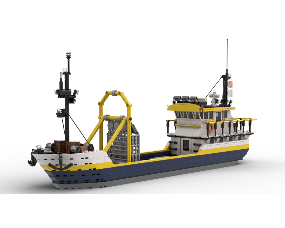 LEGO MOC Shellfish Dredge by Yellow.LXF | Rebrickable - Build with LEGO