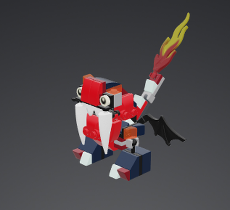 LEGO MOC Flamzer & Vampos Mix by Koneko | Rebrickable - Build with LEGO