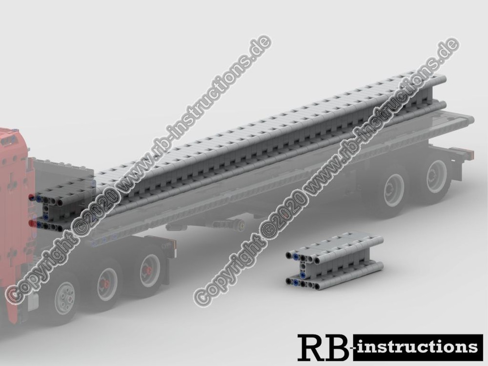 LEGO MOC Steel beam for 42078 Mack Anthem Flatbed Trailer by RB ...