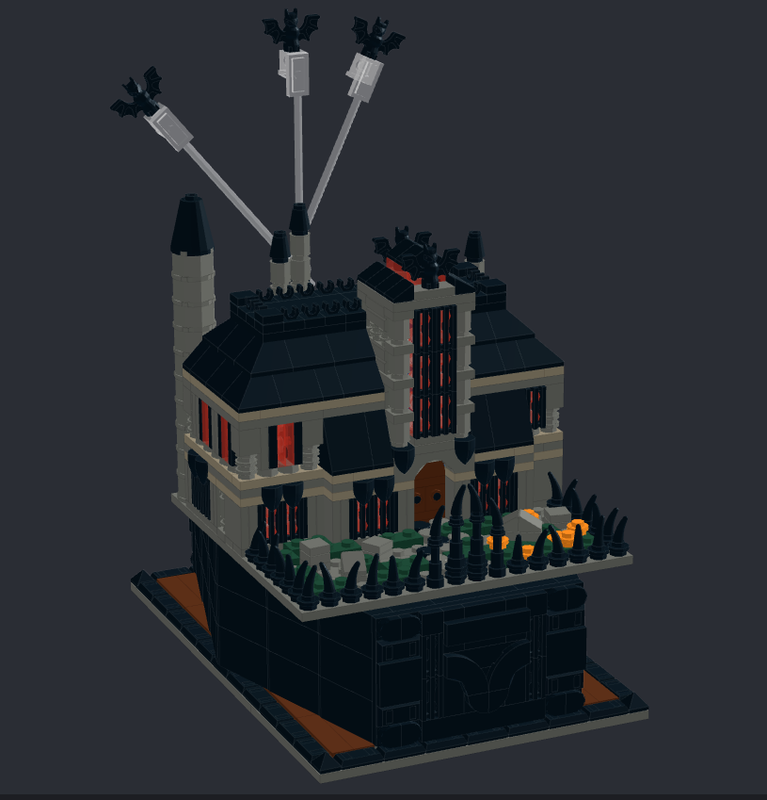 LEGO MOC Micro Vampire Villa (kinetic) by Serenity | Rebrickable ...
