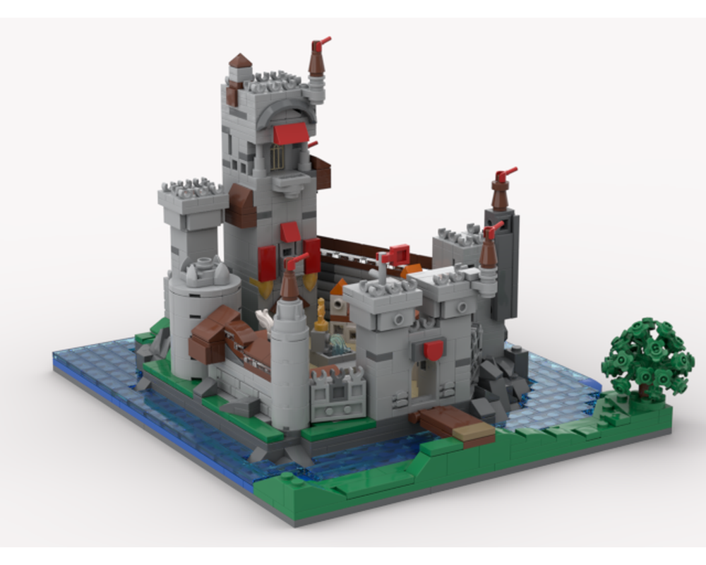 LEGO MOC Mini Castle by Chricki | Rebrickable - Build with LEGO