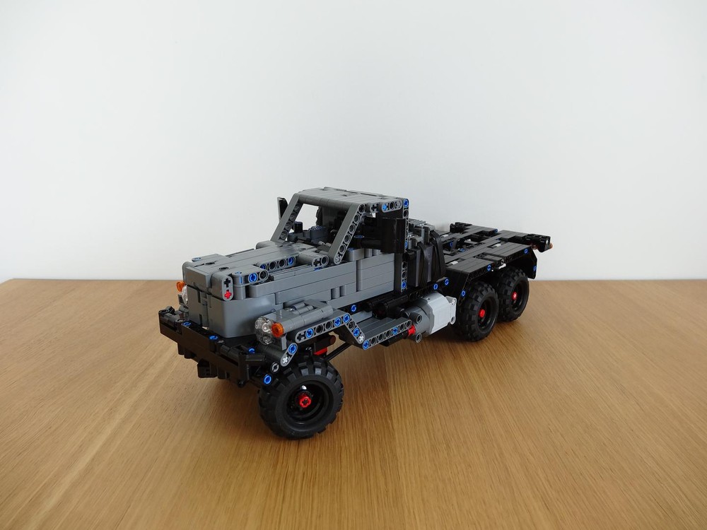 LEGO MOC Truck KrAZ 255 6x6 RC by keymaker | Rebrickable - Build with LEGO
