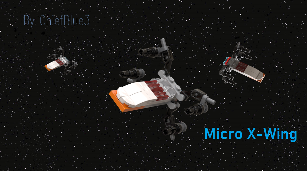 LEGO MOC Microfighter- X-Wing by ChiefBlue3 | Rebrickable - Build with LEGO