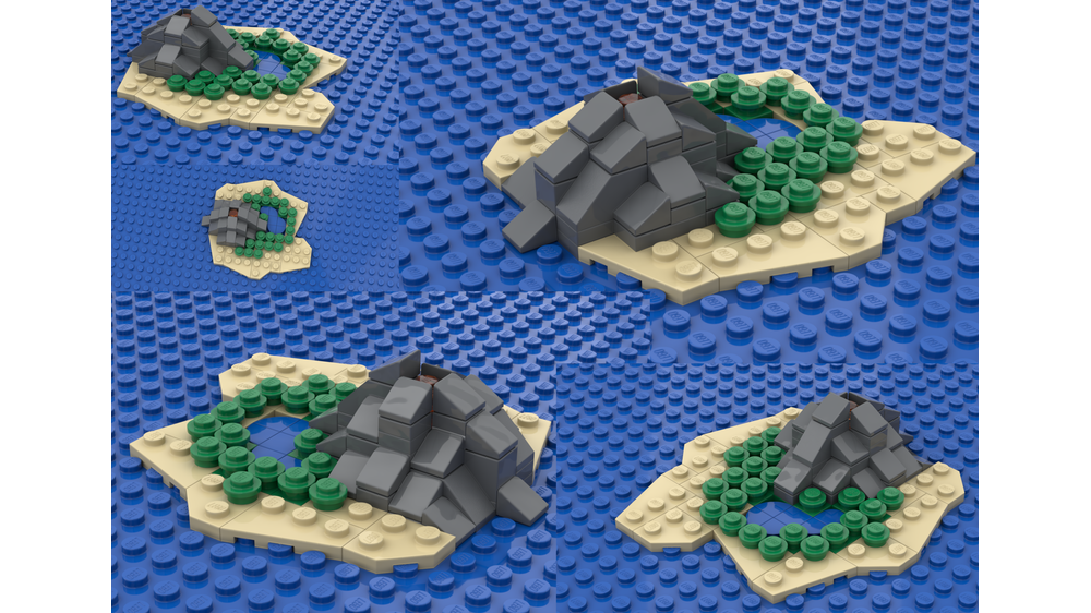 LEGO MOC Island by 2in1 | Rebrickable - Build with LEGO