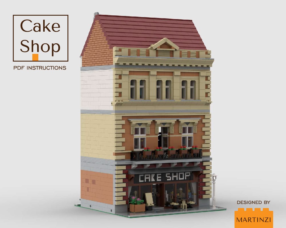 LEGO MOC Cake Shop by Martinzi | Rebrickable - Build with LEGO
