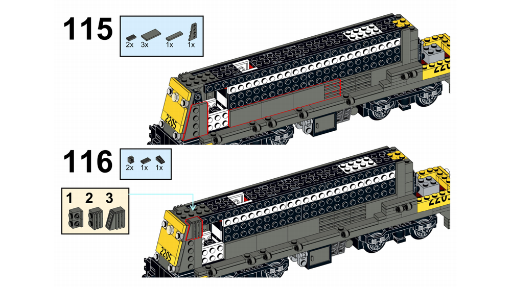 LEGO MOC Dutch 2200 Locomotive NS Cargo Loc by rcrvankempen ...