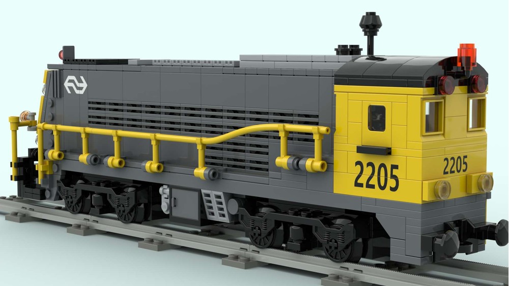 LEGO MOC Dutch 2200 Locomotive NS Cargo Loc by rcrvankempen ...