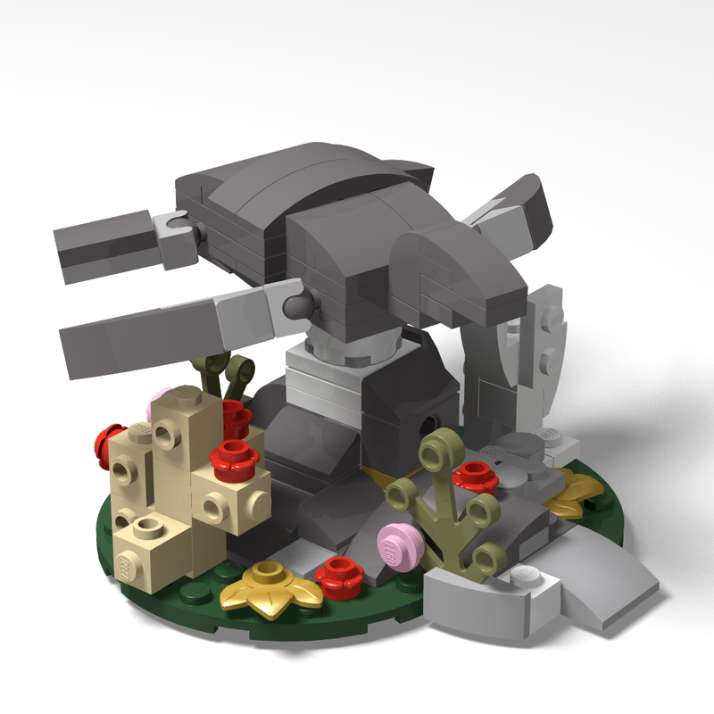 Lego Moc Sea Turtle Scenery By Legobuilder98 Rebrickable Build With