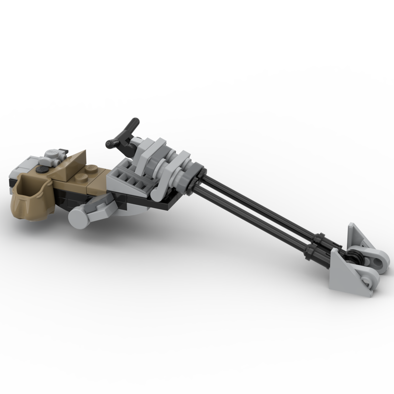 LEGO MOC Mando’s Speeder Bike by scruffybrickherder | Rebrickable - Build with LEGO