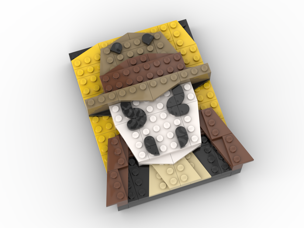 Lego Moc Rorschach Watchmen By Omalley Rebrickable Build With Lego