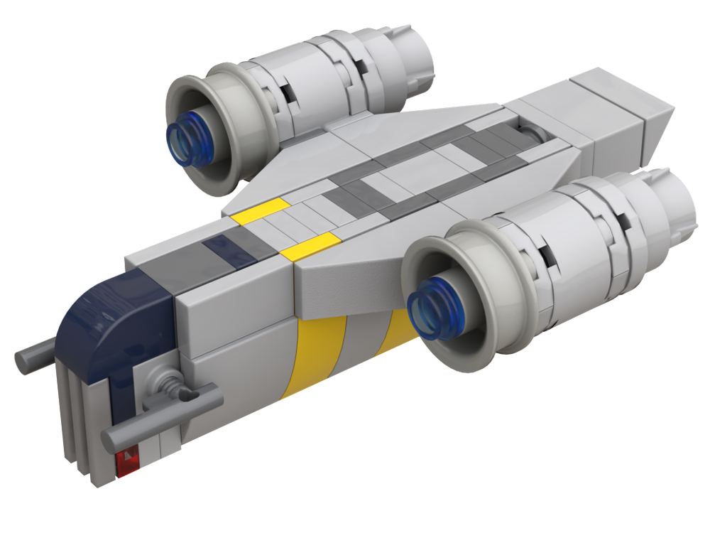 LEGO MOC Mandalorian Razor Crest Micro Gunship by Skynest | Rebrickable ...