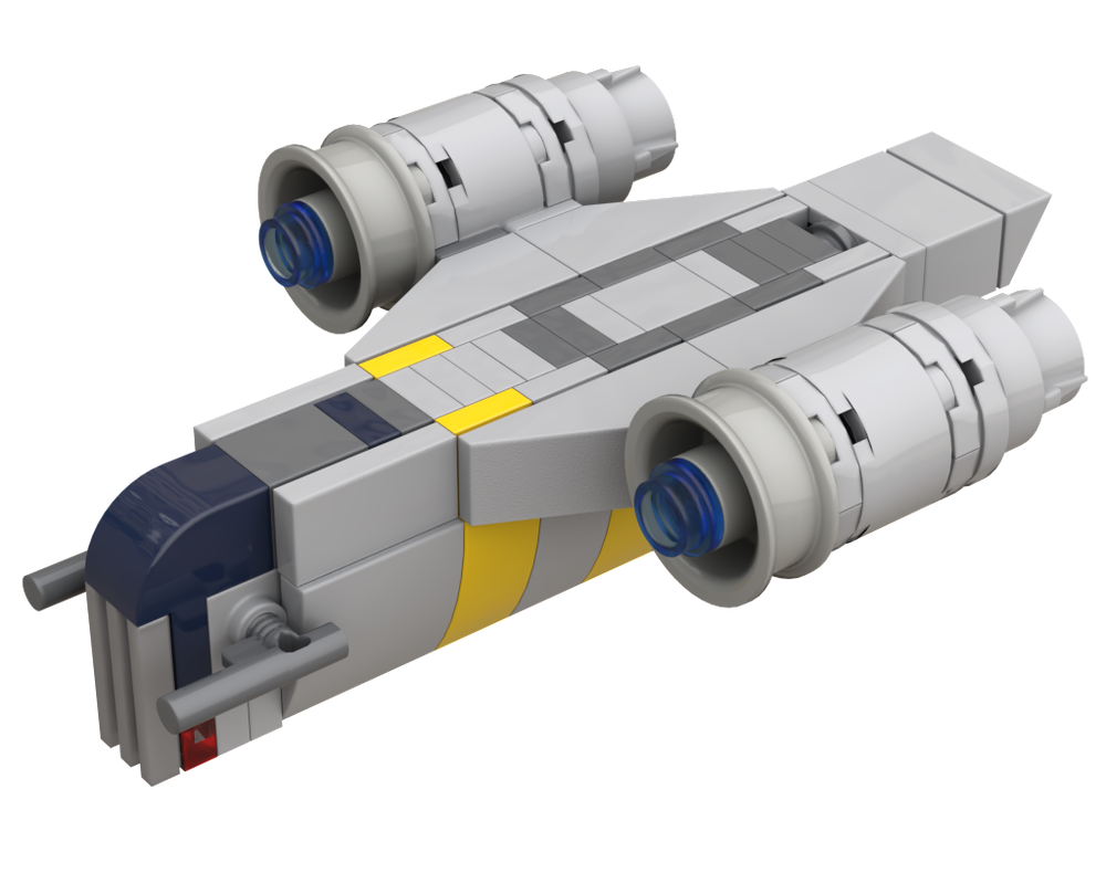 LEGO MOC Mandalorian Razor Crest Micro Gunship by Skynest | Rebrickable ...
