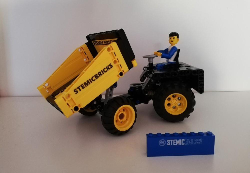 Lego Moc Articulated Tipper By Stemicbricks Rebrickable Build With Lego