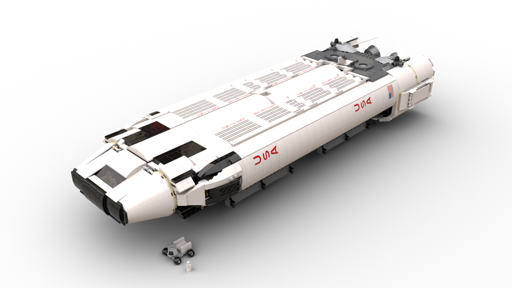 LEGO MOC Heavy Lift Ship by aberrant85 | Rebrickable - Build with LEGO