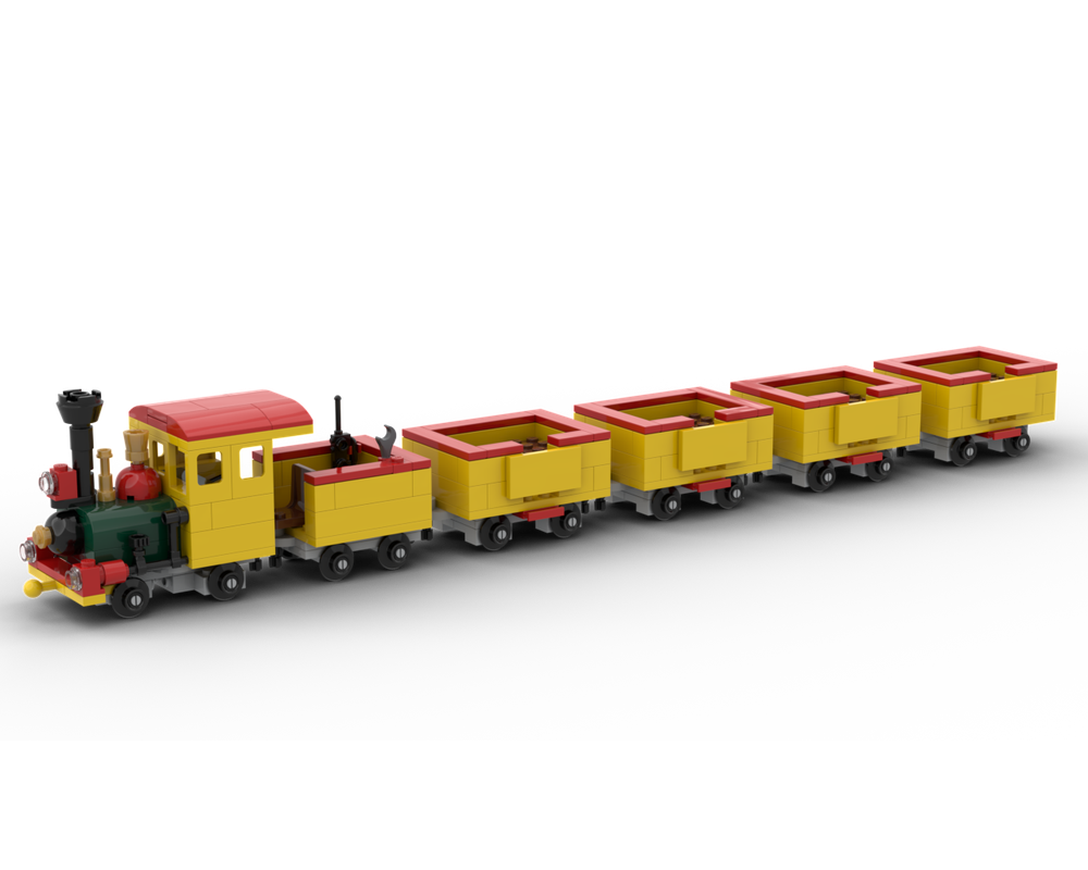 LEGO MOC Mine Train thru Nature's Wonderland by scumpy | Rebrickable ...