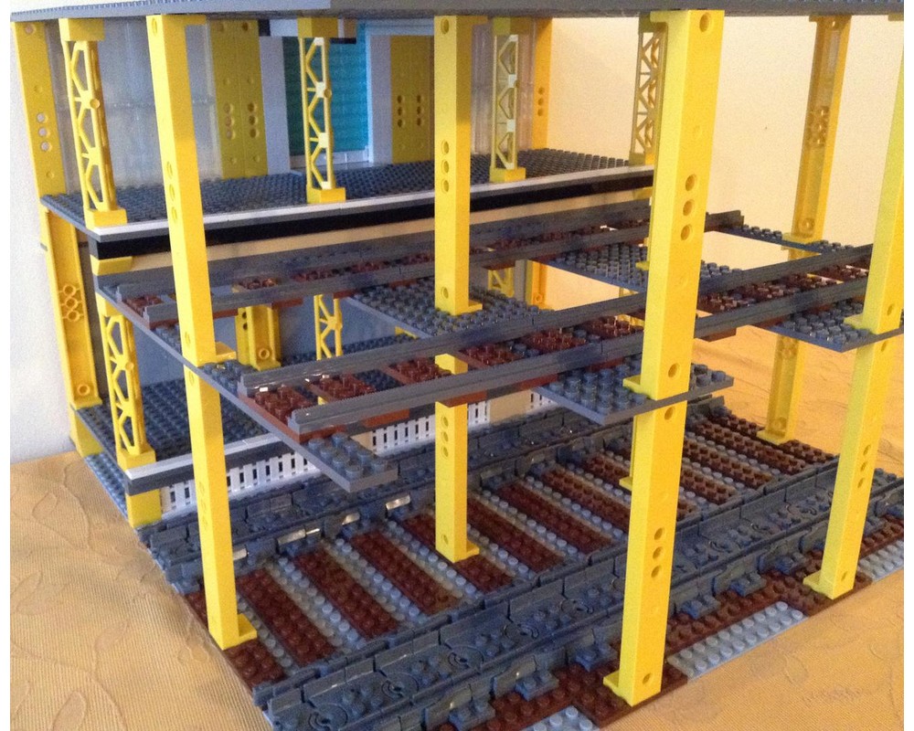 LEGO MOC Section of Underground Subway Station by dagupa | Rebrickable ...