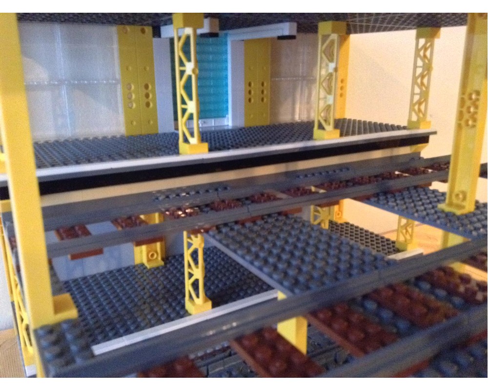 LEGO MOC Section of Underground Subway Station by dagupa | Rebrickable ...