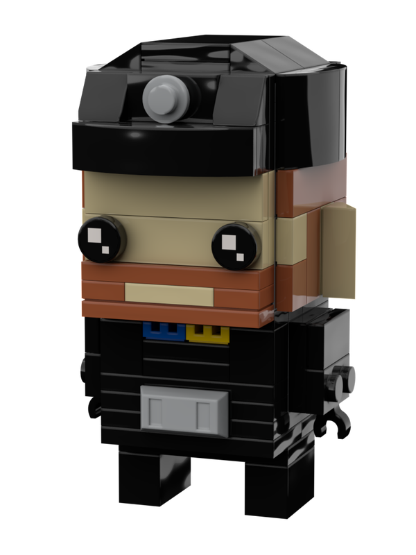 LEGO MOC Imperial Staff officer (TIE reserve) Brickheadz by FMbricks ...