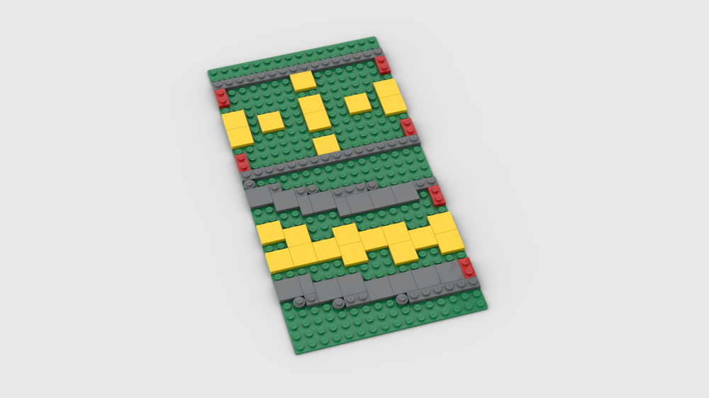 LEGO MOC Ballasted Right Switch Return Curve by andcbii | Rebrickable ...