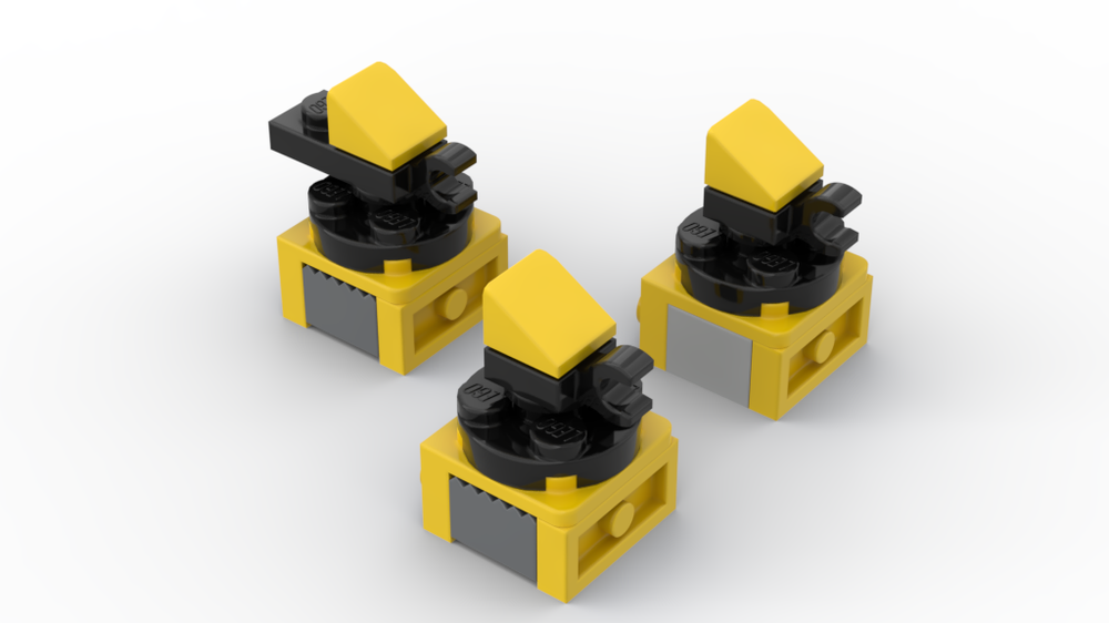 LEGO MOC 31014 Triple Turrets by Dujk | Rebrickable - Build with LEGO