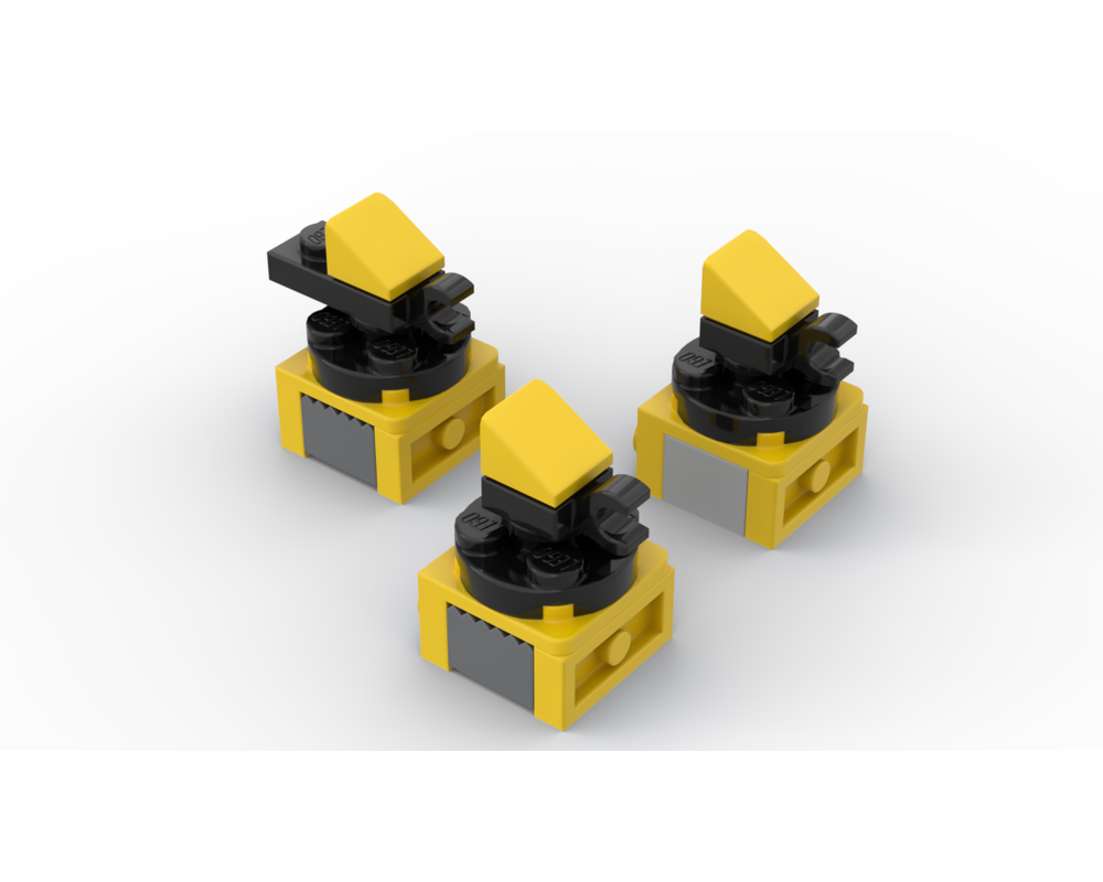 LEGO MOC 31014 Triple Turrets by Dujk | Rebrickable - Build with LEGO