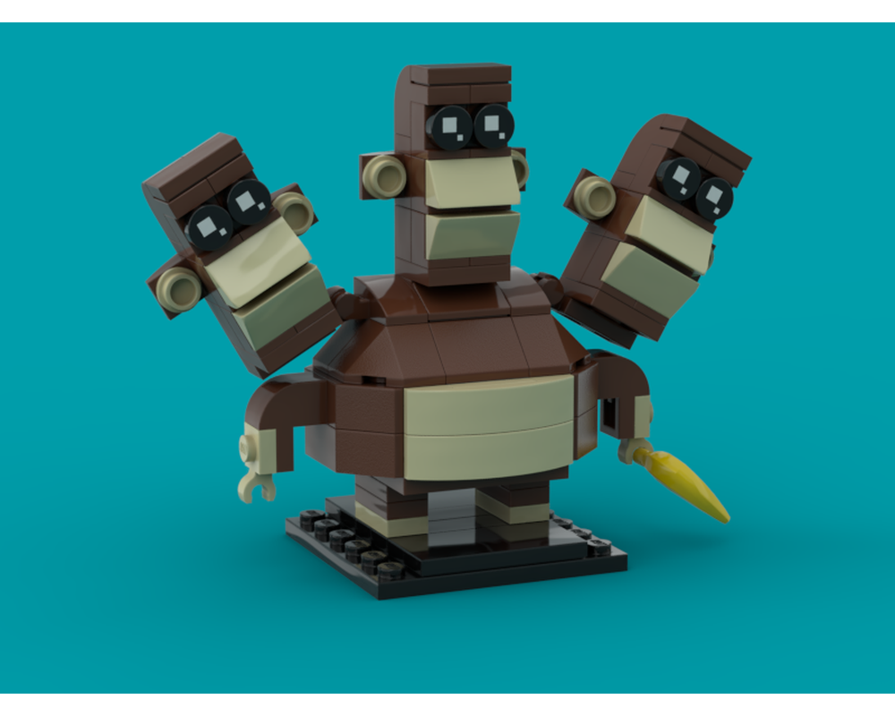 LEGO MOC Monkey Island - The 3-Headed Monkey by Tornusciolo ...