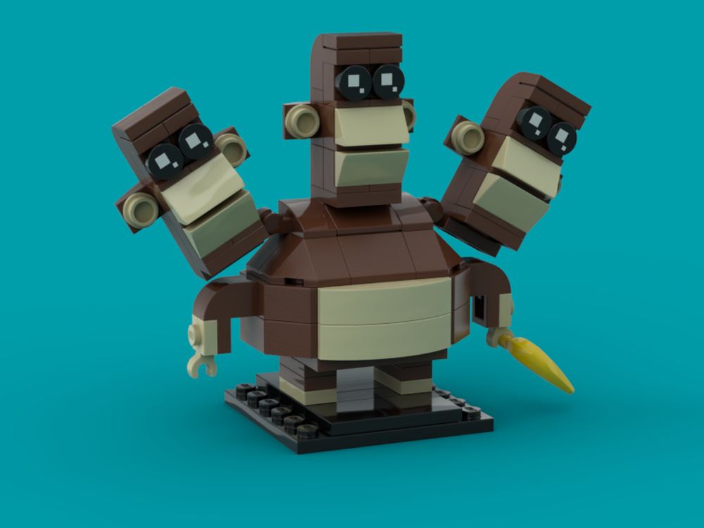 LEGO MOC Monkey Island - The 3-Headed Monkey by Tornusciolo ...