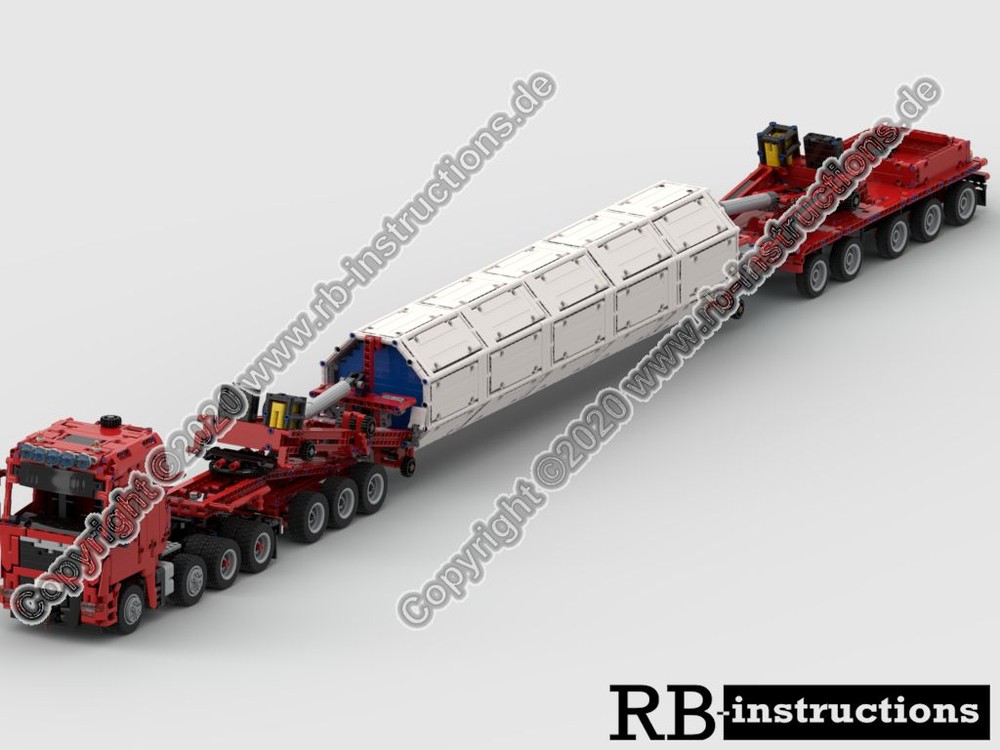 LEGO MOC Mega windmill transpoter (complete) by RB-instructions ...