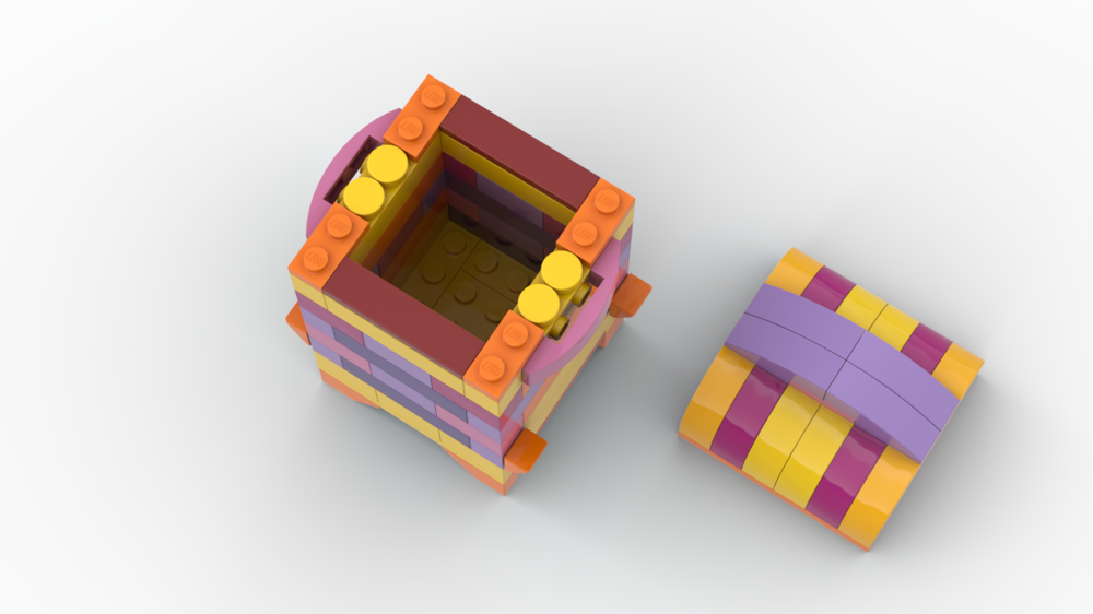 LEGO MOC 10404 Very bright jewelry box by Lenarex | Rebrickable - Build ...