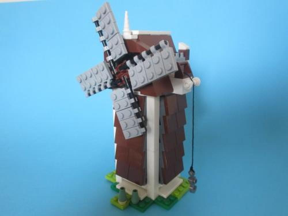 LEGO MOC Rustic Windmill by GingerBricks | Rebrickable - Build with LEGO