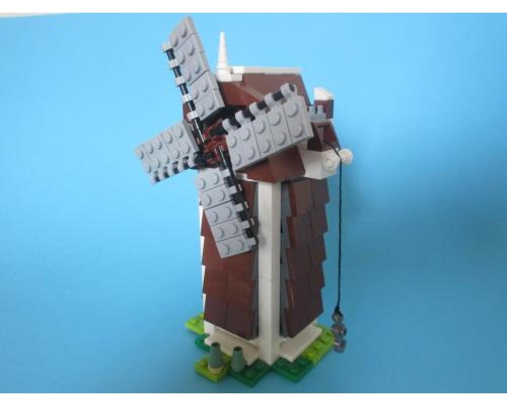 LEGO MOC Rustic Windmill by GingerBricks | Rebrickable - Build with LEGO