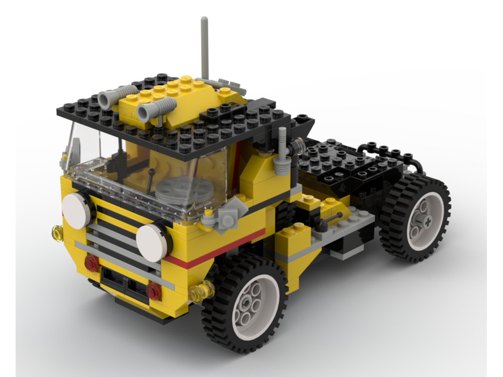 LEGO MOC 5510 - Cab-Over with tiltable cabin by InfernalQuack ...