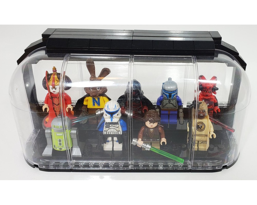 LEGO MOC Minifigure Display Case by Jedimasterels | Rebrickable - Build ...