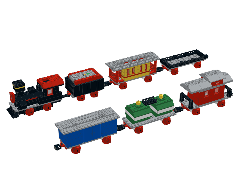 LEGO MOC Modernized and Motorized Old School 70's Train Set by ...