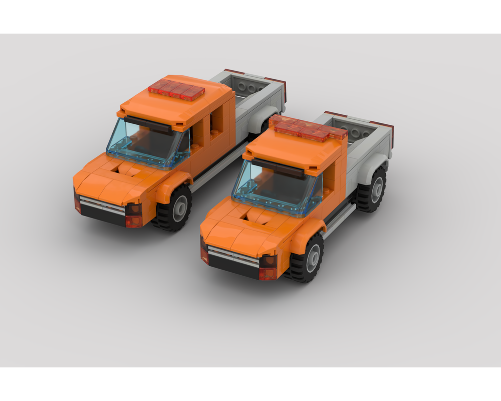LEGO MOC work utes; duel cab and single cab by Absolute_lego_builds ...